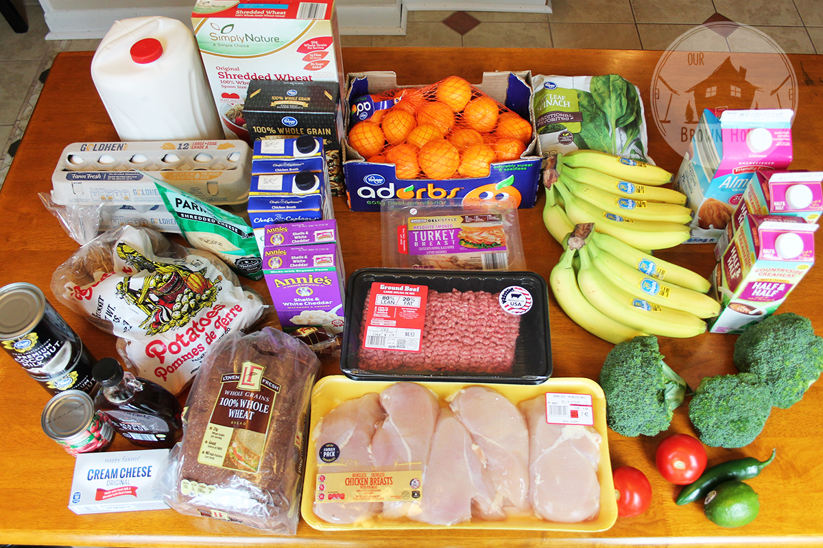 Budget Grocery Shopping On 60 A Week Our Brown House Budget Grocery Shopping On 60 A Week Our Brown House